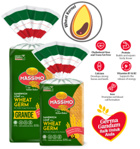 Massimo Sandwich Loaf with Wheat Germ - Massimo